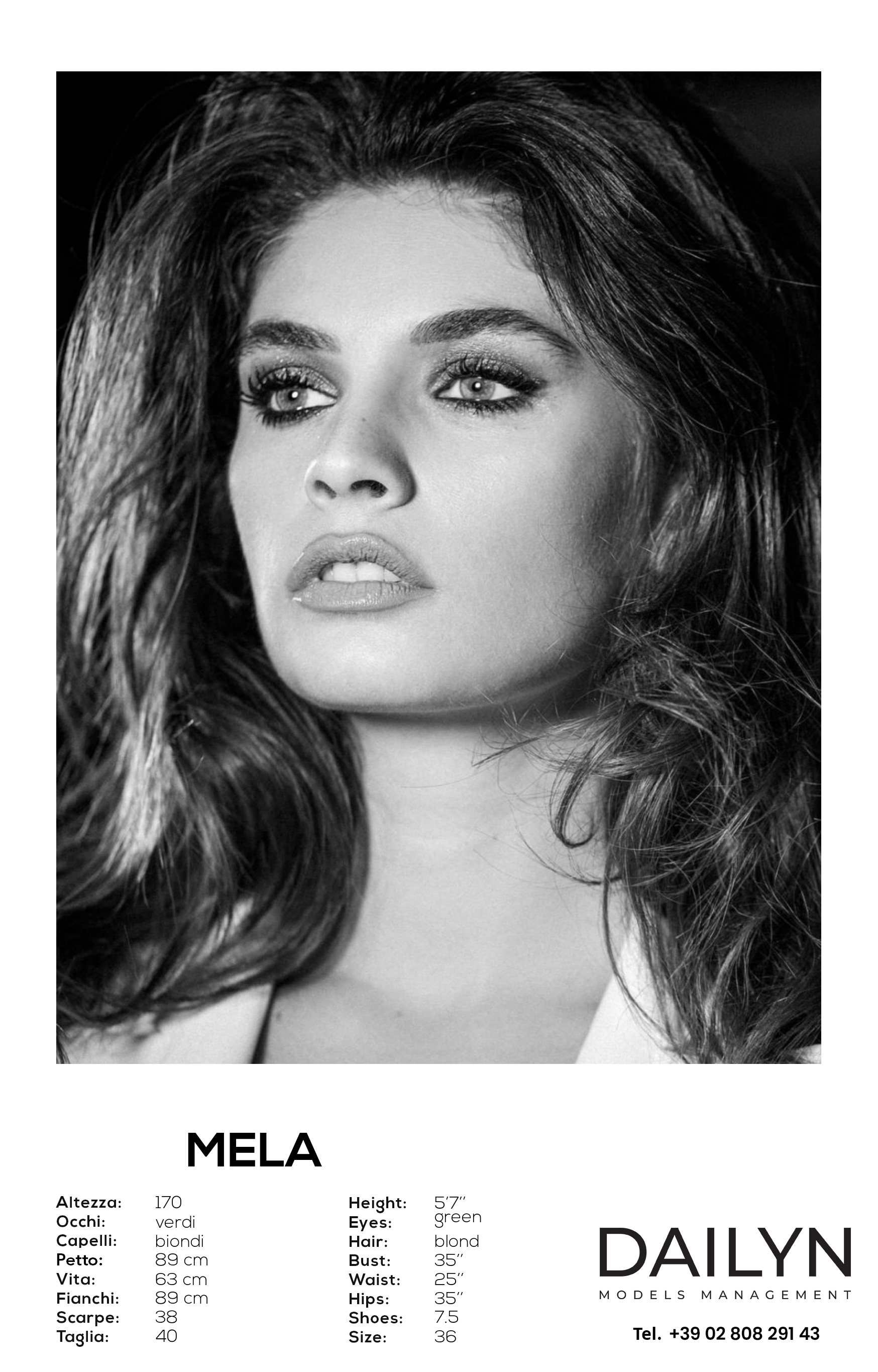 Mela modella Milano hostess | DAILYN MODELS MANAGEMENT